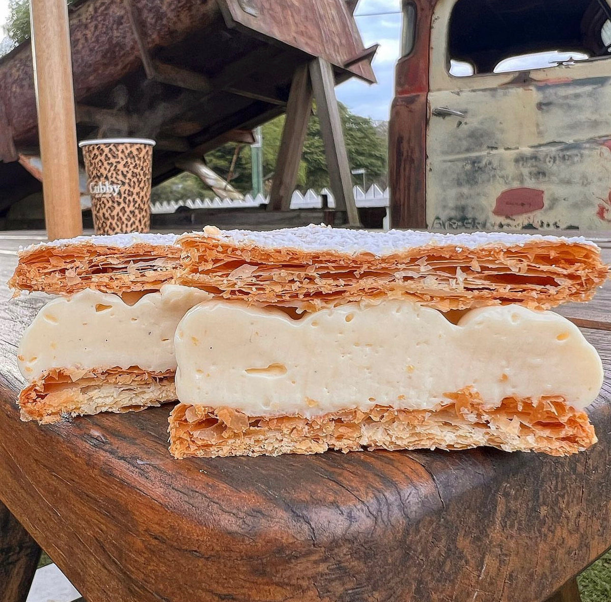The best Vanilla Slice | Cubby Bakehouse Chinderah | Bakery Gold Coast